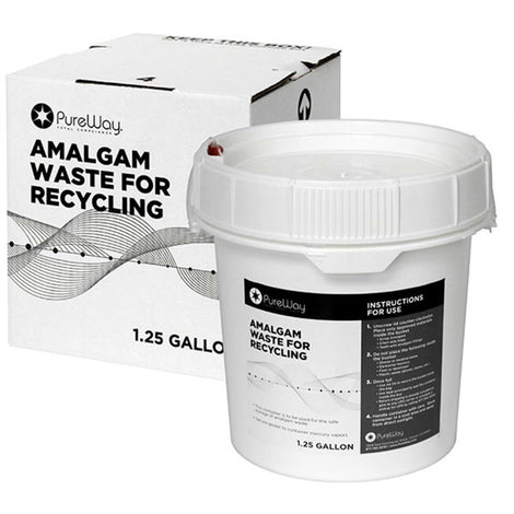 PureWay Amalgam Waste Bucket Container 1.25 gallon – Amalgam-Separator.com