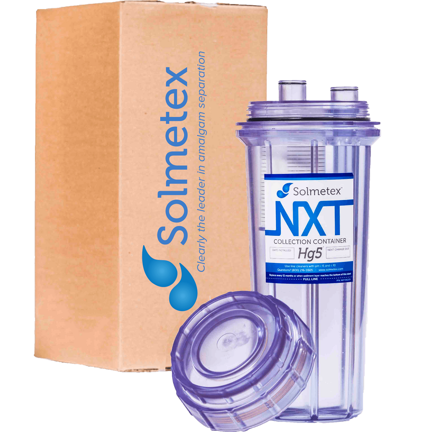 Solmetex NXT Hg5 Collection Container with Recycle Kit – Amalgam ...